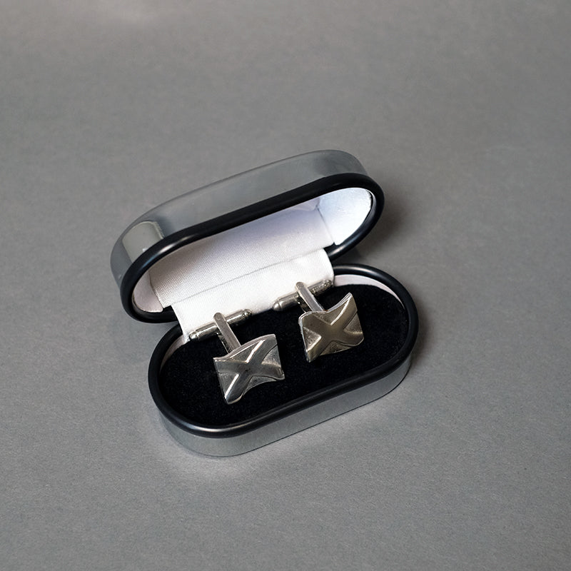 Pewter Cufflinks with Saint Andrews Cross – Highland Store
